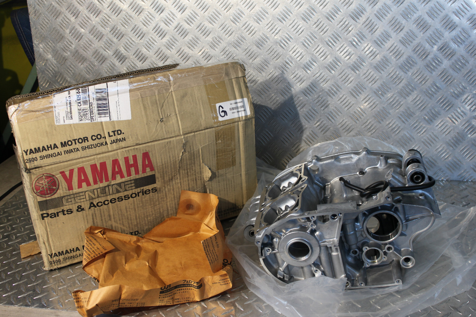 1987 - 2006 YAMAHA BANSHEE 350 YFZ350 CRANK CASE CRANKCASE 2GU-15100-02 ...