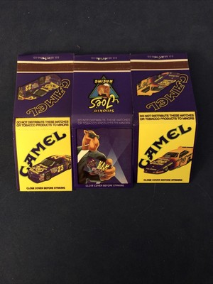 Matchbook Cover Lot of 3 -1994 Camel Cigarettes Camel Racing - Brand ...
