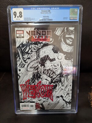 Venom #26 4th Print Sketch Variant CGC 9.8 Marvel 2021 | eBay