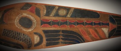 Northwest Coast; Haida / Tlingit, Ceremonial Paddle (late 19th / early ...