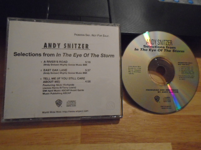RARE PROMO Andy Snitzer CD In The Eye of the Storm sampler + single ...