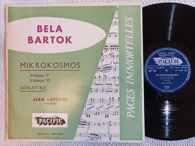 BELA BARTOK mikrokosmos + sonatine / Jean LAFORGE , piano LP PACIFIC LDP 01 | eBay