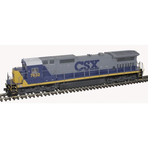 Atlas 10004173 HO CSX Dash 8-40C Silver White Roof Diesel #7636 | eBay