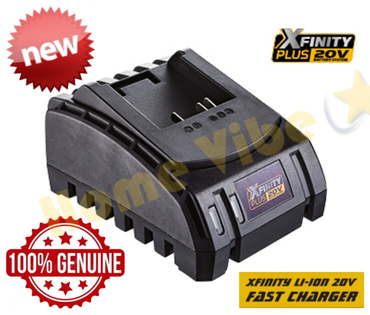 NEW GENUINE XFINITY PLUS 20V LI-ION FAST BATTERY CHARGER ALDI FERREX ...