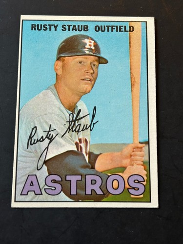 1967 Topps Baseball #73 Rusty Staub EX+ Houston Astros | eBay
