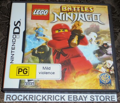 NINTENDO DS GAME - LEGO BATTLES NINJAGO INCLUDES MANUAL | eBay Australia