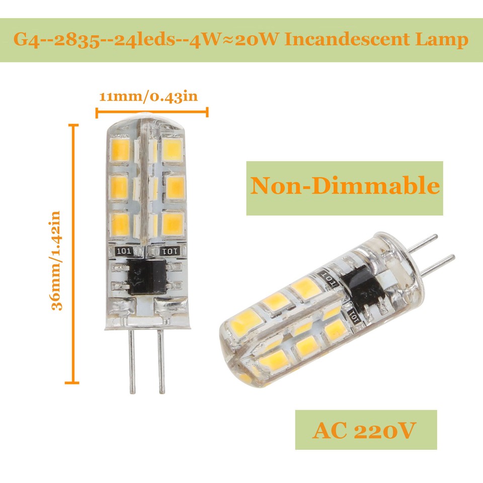 Mini G4 G9 E14 LED Light Capsule Bulb 12V 220V Replace Halogen Lamp ...
