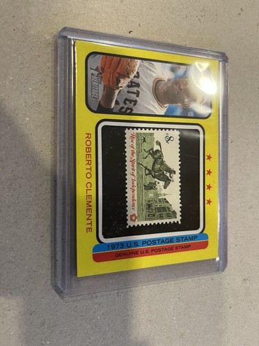 2022 Topps Heritage Roberto Clemente Postage Stamp Relic 73PS-RC 23 /50 ...