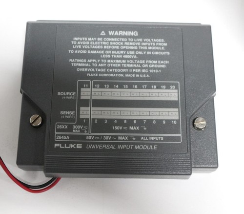 Fluke 2640A / 41A Networked Data Acquistion Unit w/2645A Universal ...