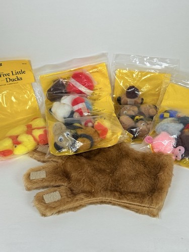 VTG Monkey Mitt & Finger Puppet Sets A Teaching Tool USA Multiple ...