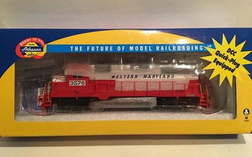 HO Athearn RTR 96055 Western Maryland GP35 Powered Diesel Locomotive WM ...