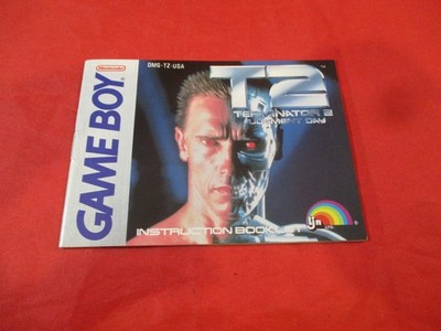 T2 Judgment Day Nintendo Game Boy Instruction Manual Booklet ONLY | eBay
