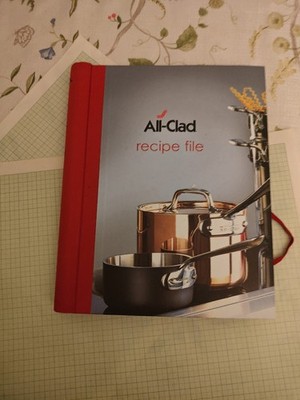 ALL-CLAD RECIPE FILE Recipes - HC Spiral Book | eBay