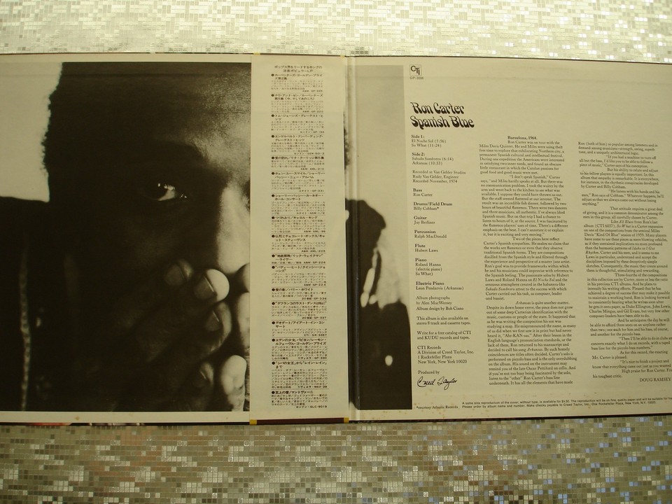 Ron Carter ~ Spanish Blue ~ Japan IMPORT LP CTI Records GP-3006 | eBay