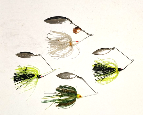 (4) Blue Fox Roland Martin Spinnerbait Fishing Lures Lot of 4 | eBay