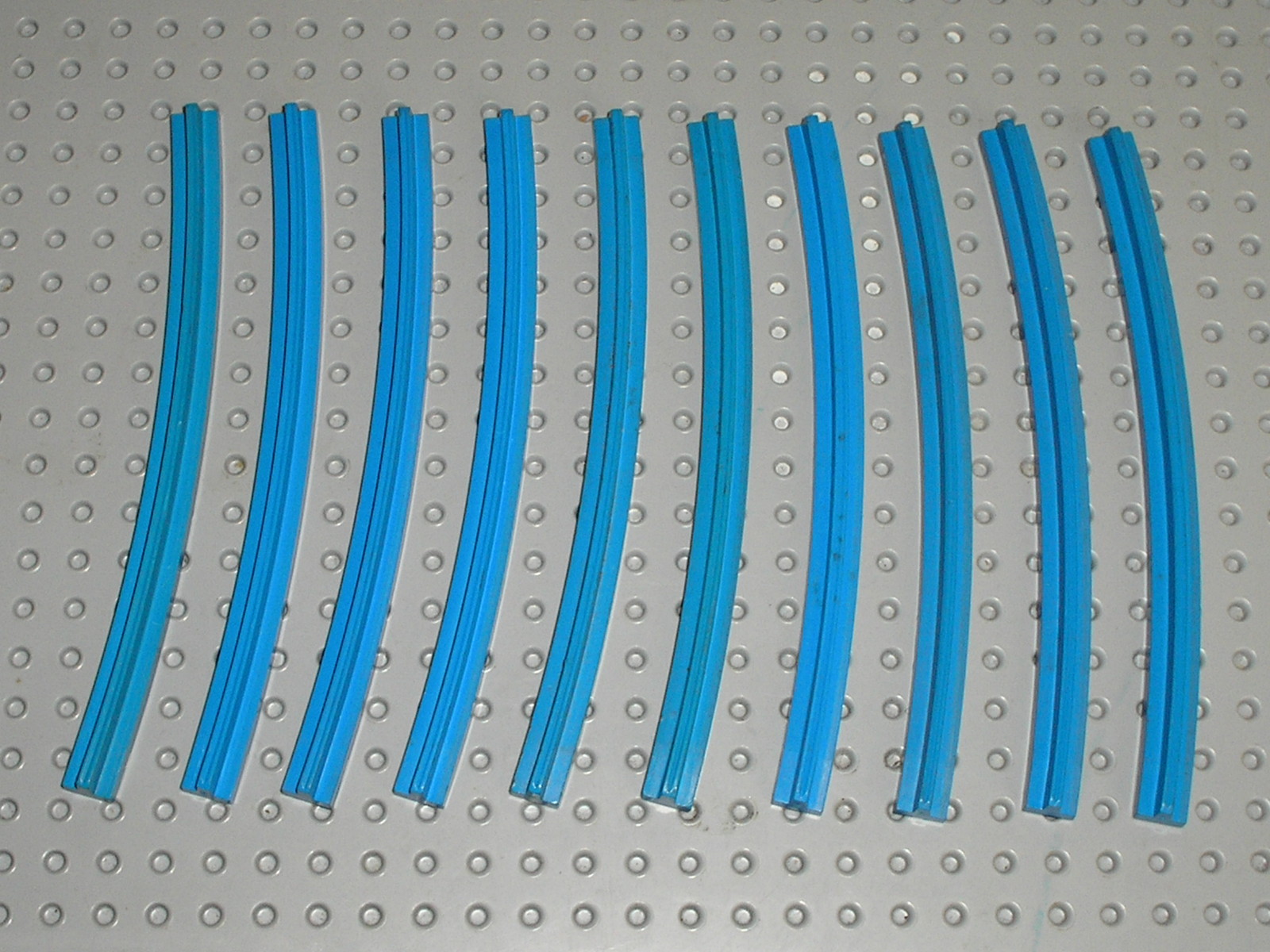 10 rails LEGO TRAIN 12v 4,5v ref 3230a track / 725 726 119 113 183 722 ...