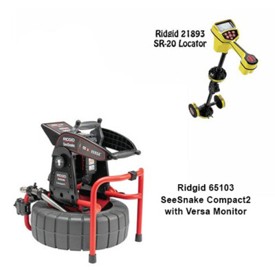 Ridgid 65103 Seesnake Compact2 System & Ridgid 21893 SR-20 Locator | eBay
