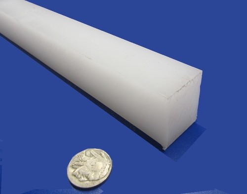 LDPE (Low Density Polyethylene) Bar, 1.25" Thick x 1.0" Wide x 12" Long ...