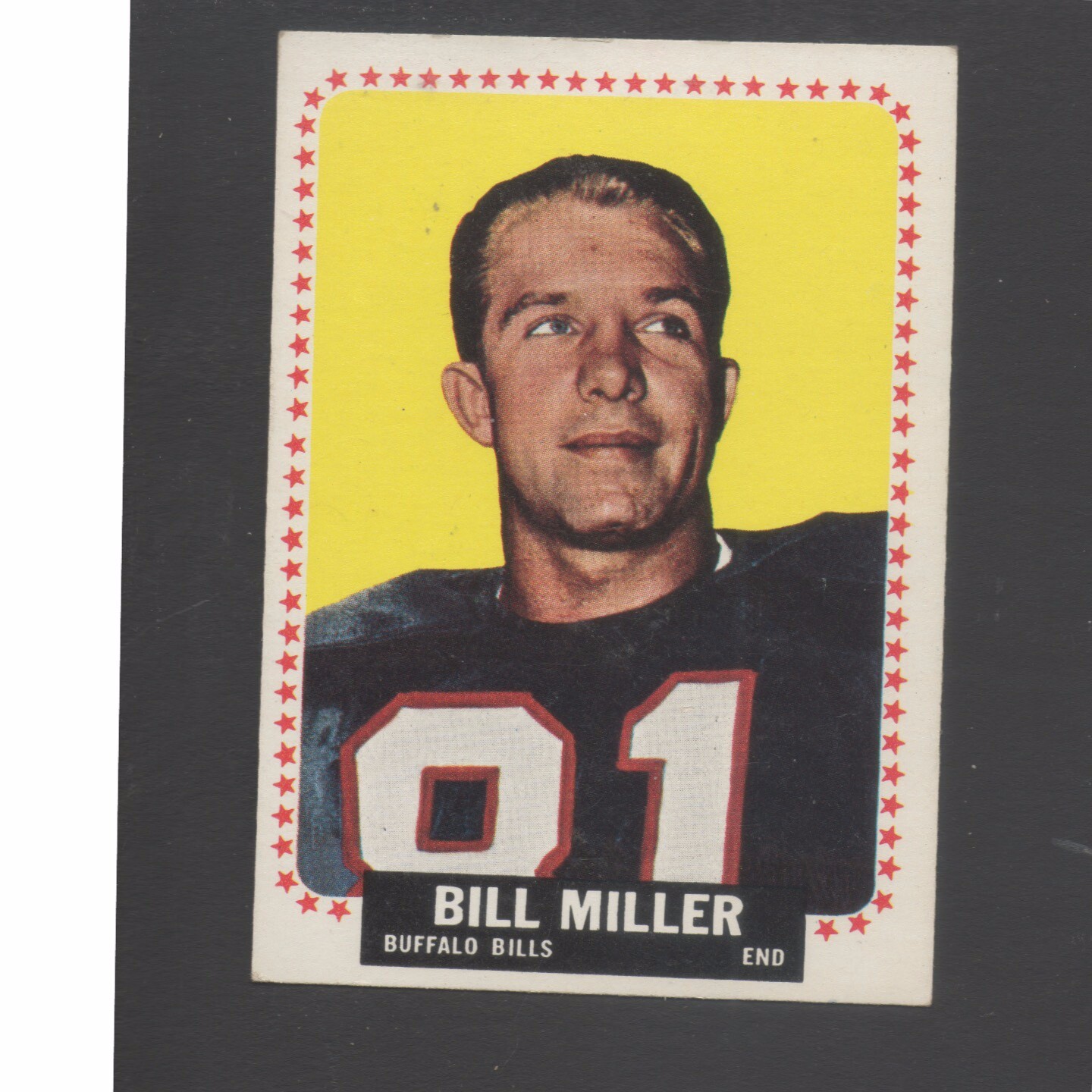 1964 Topps Football Card #32 Bill Miller-Buffalo Bills Ex Mint Card | eBay