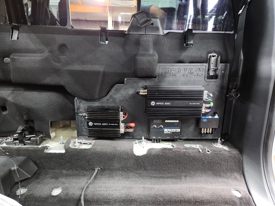 2015-2023 Ford F-f150 Truck Custom Made Amplifier Rack 2017 Up F250 ...