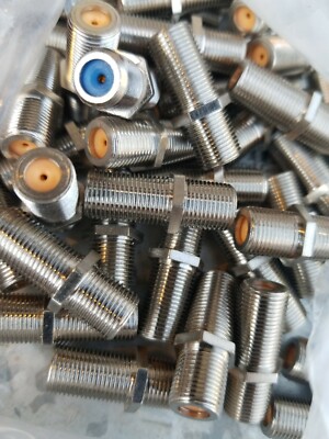 250 lot barrel connector 3GHz female splice adapter for RG6/RG59 cable ...