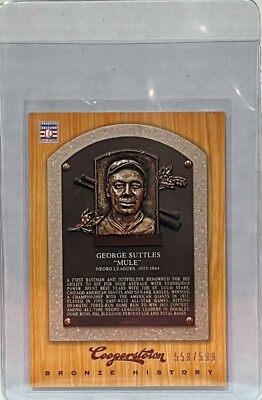 2002 Panini Cooperstown Edition Foiled #93 George Suttles HOF | eBay