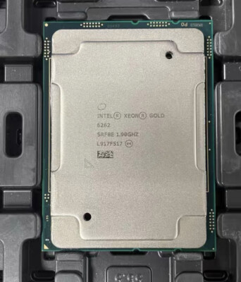 Intel Xeon Gold 6262 CPU processor 24-core 1.90-3.60ghz 33mb 135w lga ...