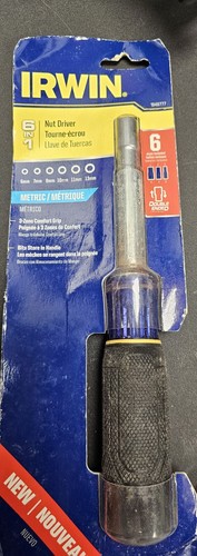 IRWIN Tools Nut Driver with 6-in-1 Tool, MM (1948777) 6IN1 NUT DRIVER ...