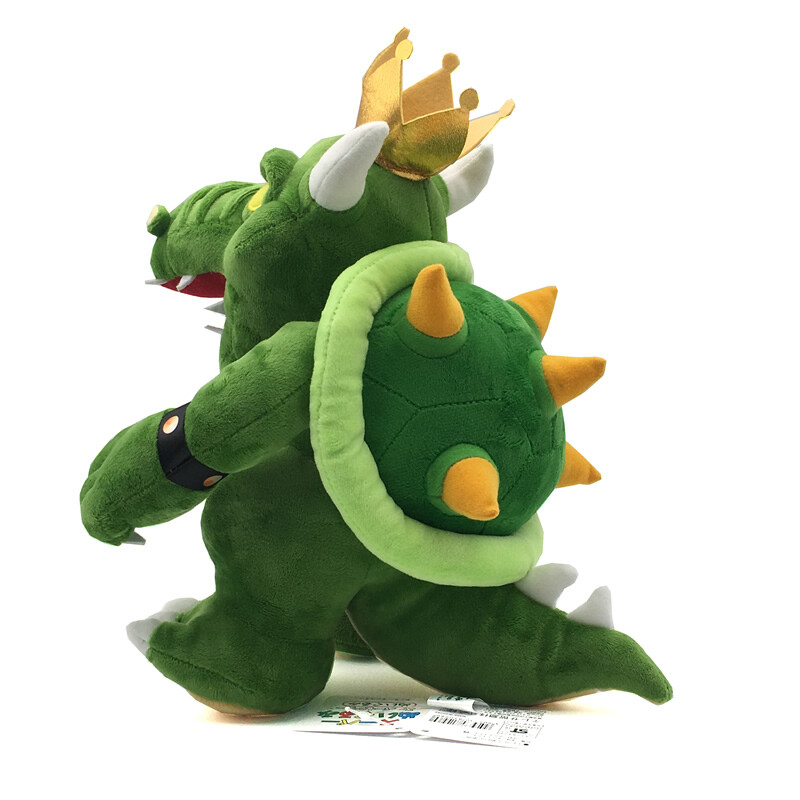 12" Super Mario Bros King Green Koopa Bowser Plush Toys Stuffed Doll ...