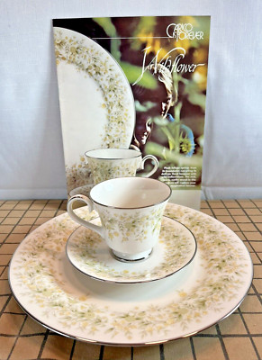 Vintage Carico Fine China One Place Setting Cup Saucer & Dinner Plate ...