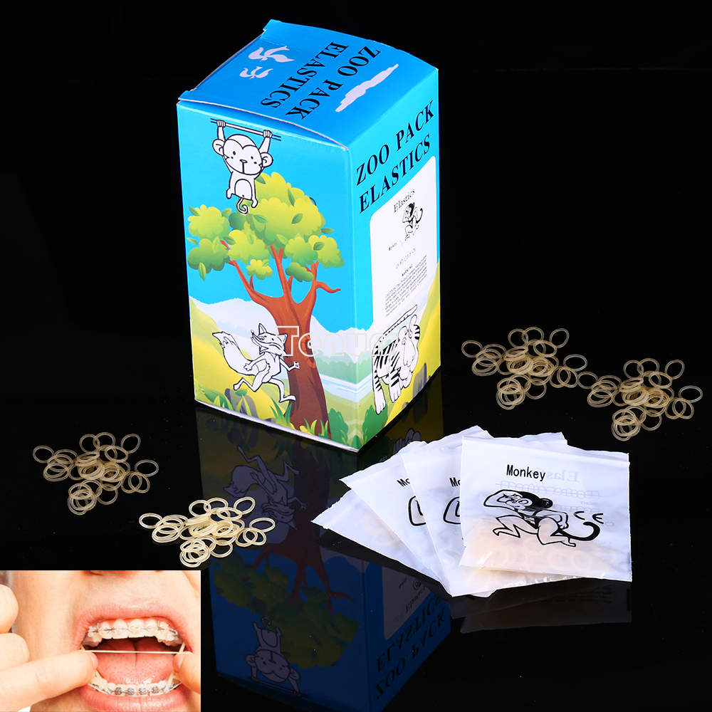 5000XDental Orthodontic Traction Elastic Monkey Force Rubber 3.5 OZ ...