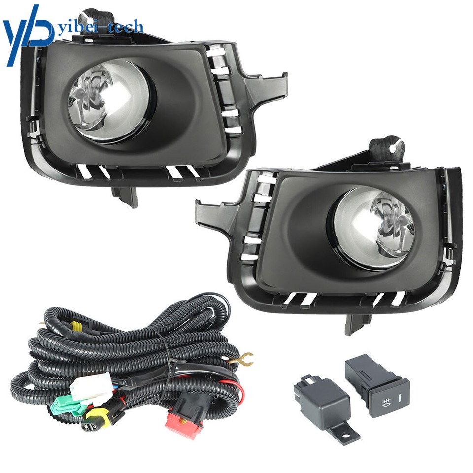 For 2012-2014 Toyota Prius C Driving Bumper Fog Light Lamps w/Bezel ...
