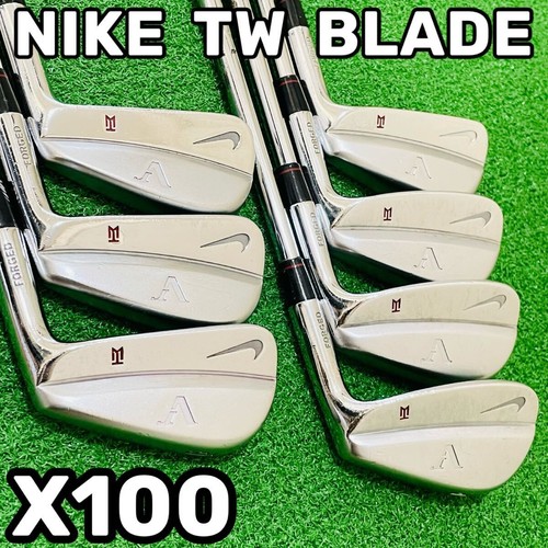 TE- NIKE TW BLADE FORGED Men's Right Iron 7 Set Dynamic Gold X100 4-9 P ...