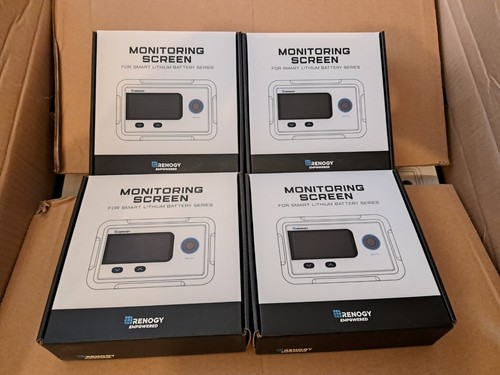 Lot of 4, Renogy Battery Monitoring Screen for Smart Lithium Battery ...