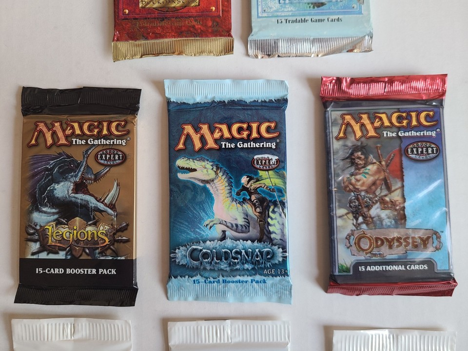 MTG Lot of 8 Vintage Magic Booster Packs 4th Edition, Ice Age, Fallen ...