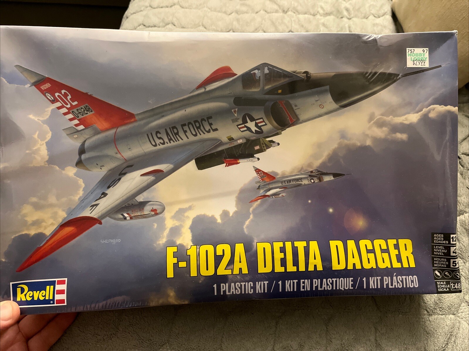 NEW Revell F-102A Delta Dagger Jet Plastic Model Kit 1/48 Scale #85-5869 | eBay