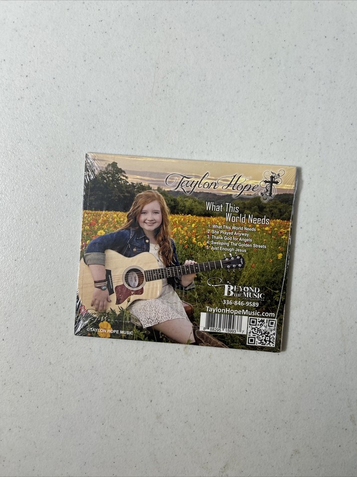 Taylon Hope - What This World Needs Music CD “New Sealed” 888295159937 ...