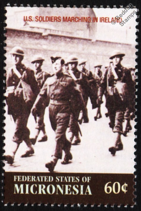 WWII US Army Troops & British Soldier March Through Derry (N.Ireland ...