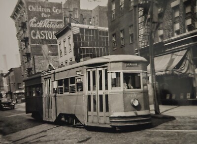 4 GREAT c1946 5x7 ORIGINAL Bus Williamsburg Brooklyn BRT New York City ...