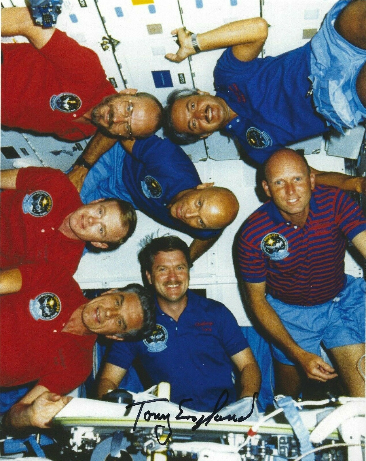 ANTHONY Tony ENGLAND Astronaut NASA Signed 8 x 10 Photo FREE SHIP ...