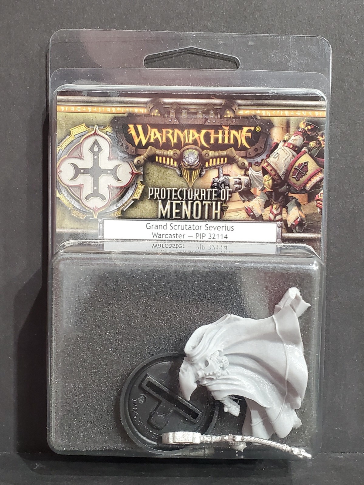Warmachine Protectorate Menoth GRAND SCRUTATOR SEVERIUS Warcaster PIP ...