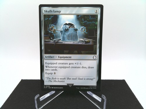 Skullclamp 0238 Universes Beyond: Fallout PIP MTG Magic | eBay