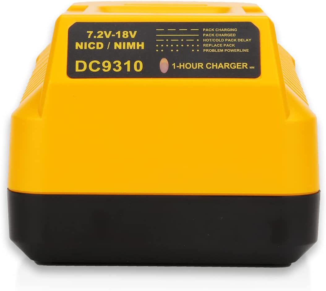DC9310 Battery Charger for Dewalt 7.2V-18V XRP NI-CD NI-MH Battery ...