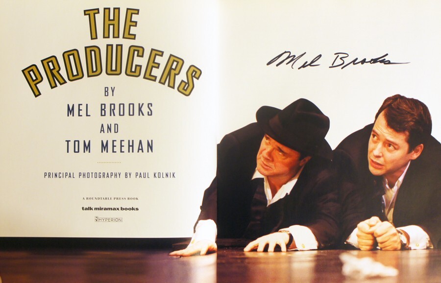 MEL BROOKS SIGNED - The Producers Book 1st/1st - with Original Receipt ...