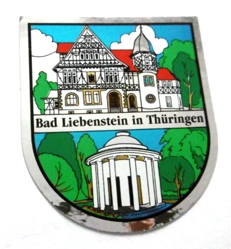 Adesivo Souvenir Bad Liebenstein Brunnentempel Post Wartburgkreis ...