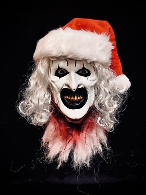 ART THE CLOWN (SANTA VERSION) 1:1 Scale Face Bust (PLEASE READ ...