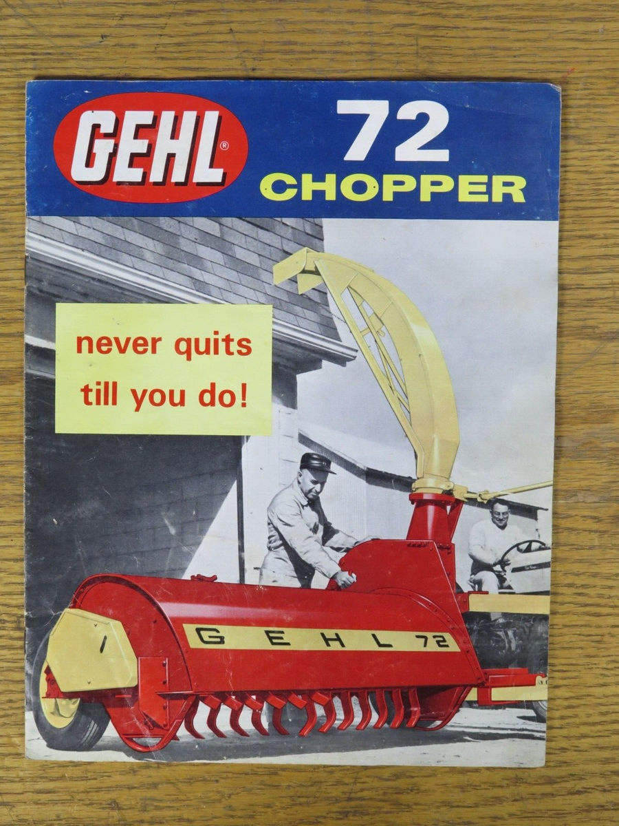 Gehl Farm Machinery Green Chopper