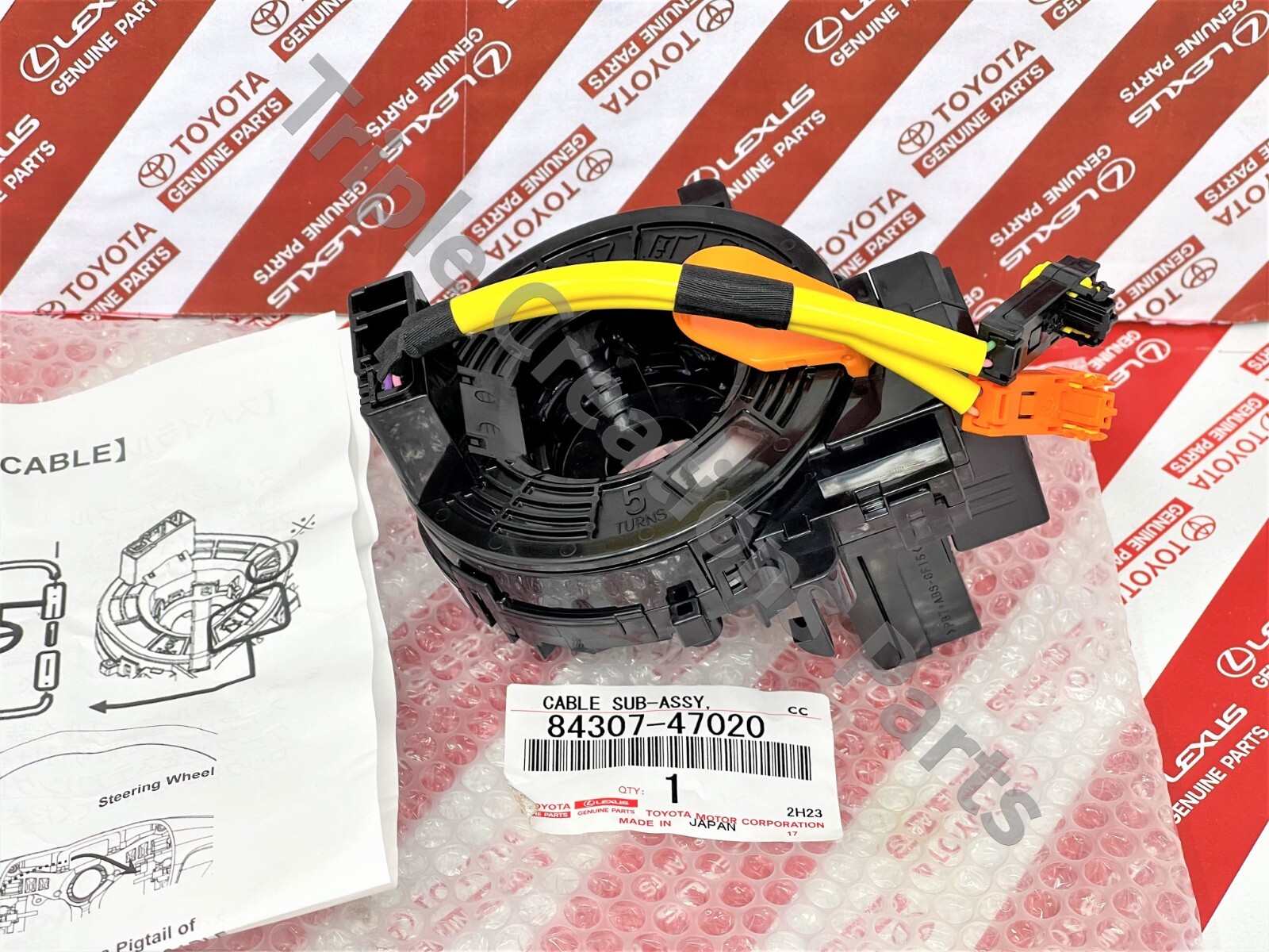 8430747020 GENUINE Toyota PRIUS YARIS SCION IQ CABLE SUB-ASSY 84307 ...