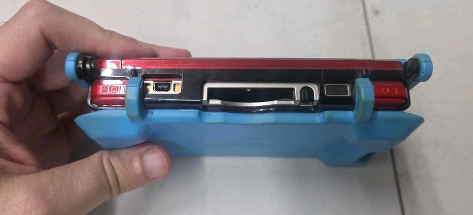 Nintendo 3DS Flame Red Handheld Console, 2GB SD Card, and NERF Case | eBay