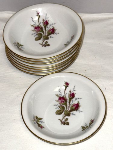 8 Selb Germany ROSENTHAL ROSES 5" DESSERT BOWLS | eBay